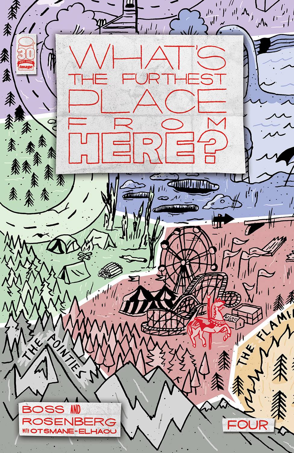 WHAT'S THE FURTHEST PLACE FROM HERE? #4 1 in 15 Connecting Map cover b ...